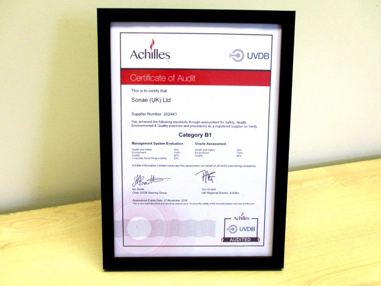 Sonae (UK) achieves Achilles UVDB Verify Category B1 status as a ...